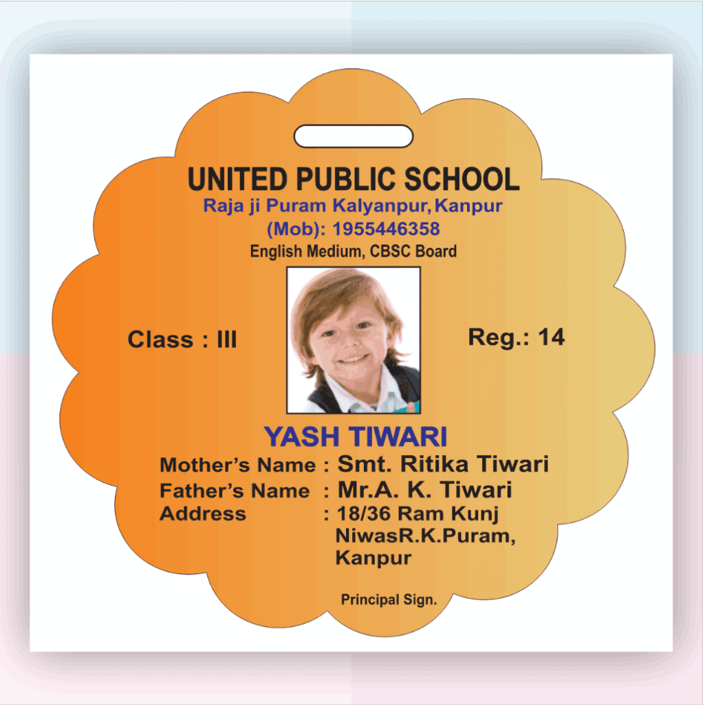 Acrylic ID Card Design No. SE003 Download - cdrbundle.com